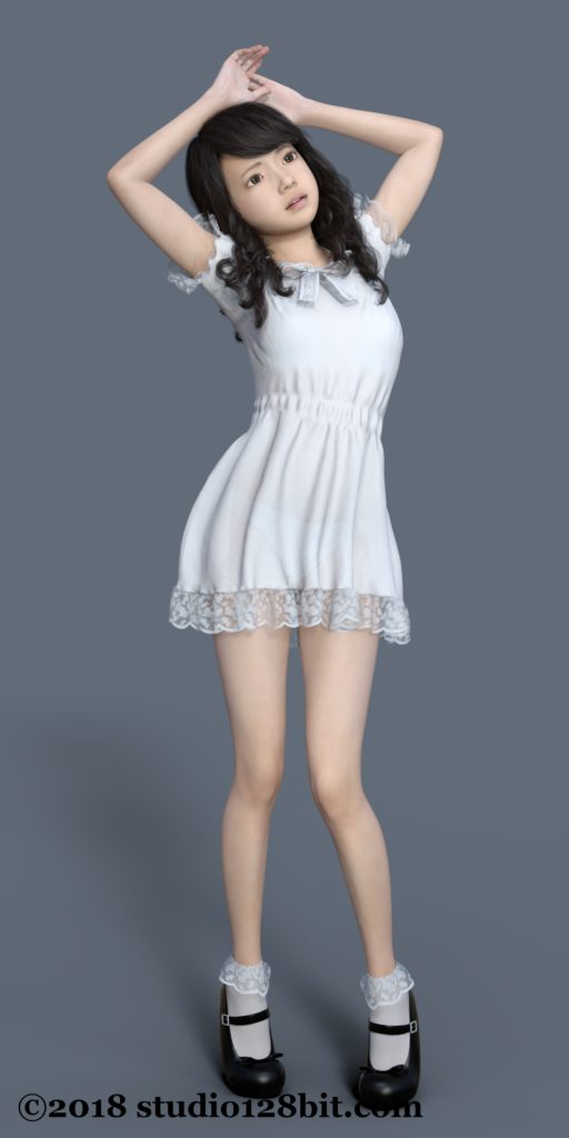 純少女 ゆか Take10 Blithe Hair – 3DCG studio128bit