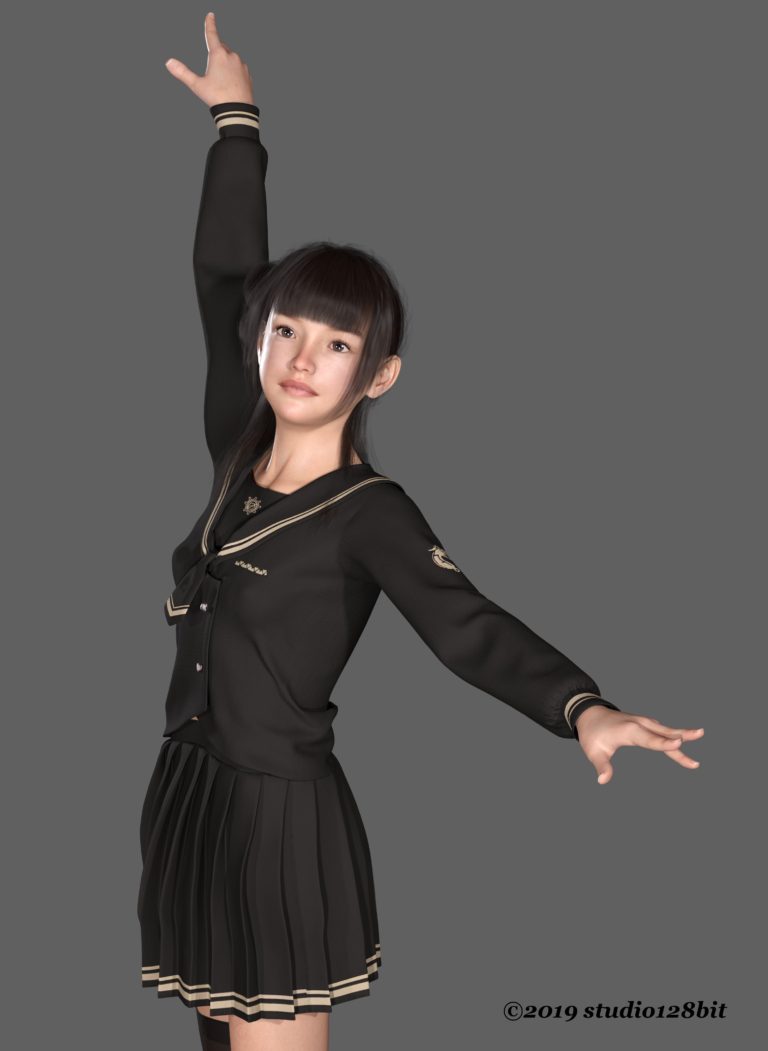 DAZ studio 3DCG Take36- JK Suit – 3DCG studio128bit
