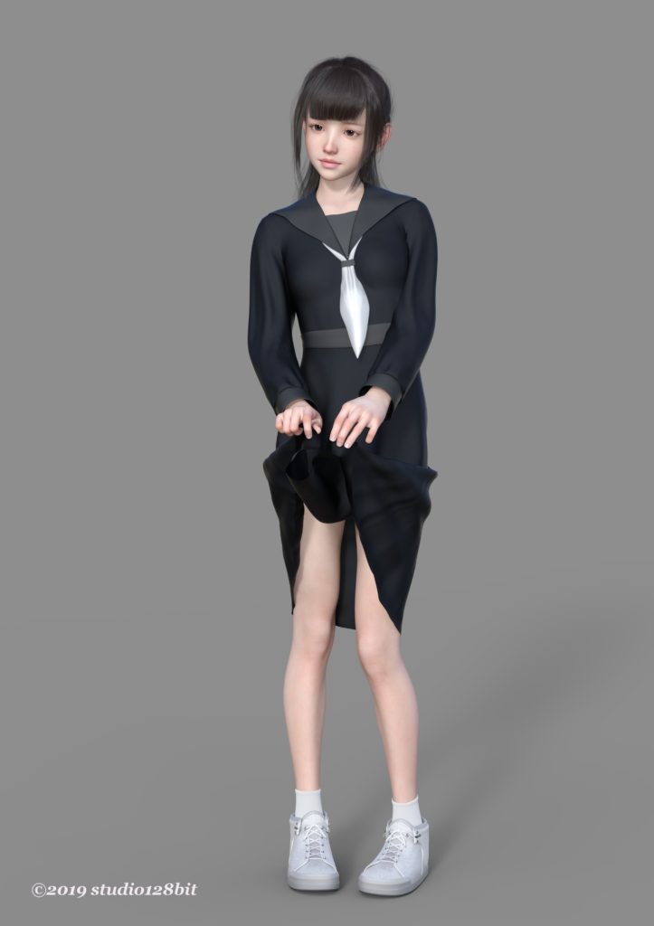 DAZ studio 3DCG Take44- Nursing Student – 3DCG studio128bit