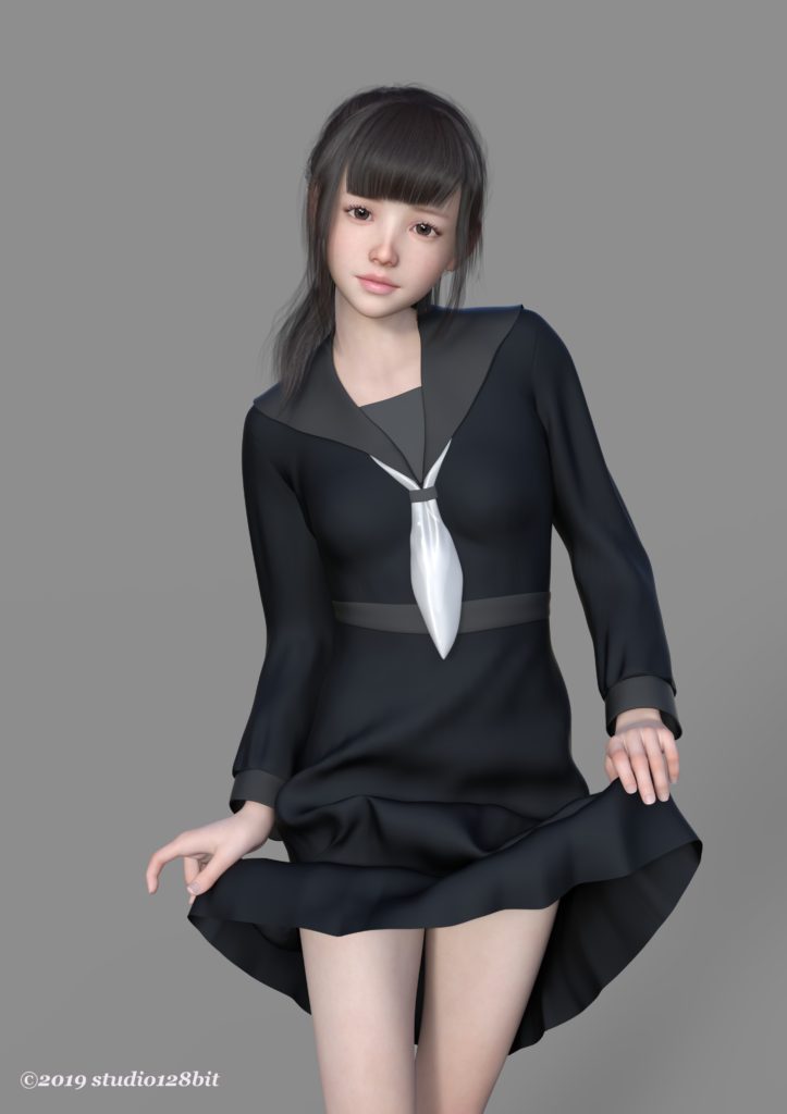 DAZ studio 3DCG Take44- Nursing Student – 3DCG studio128bit