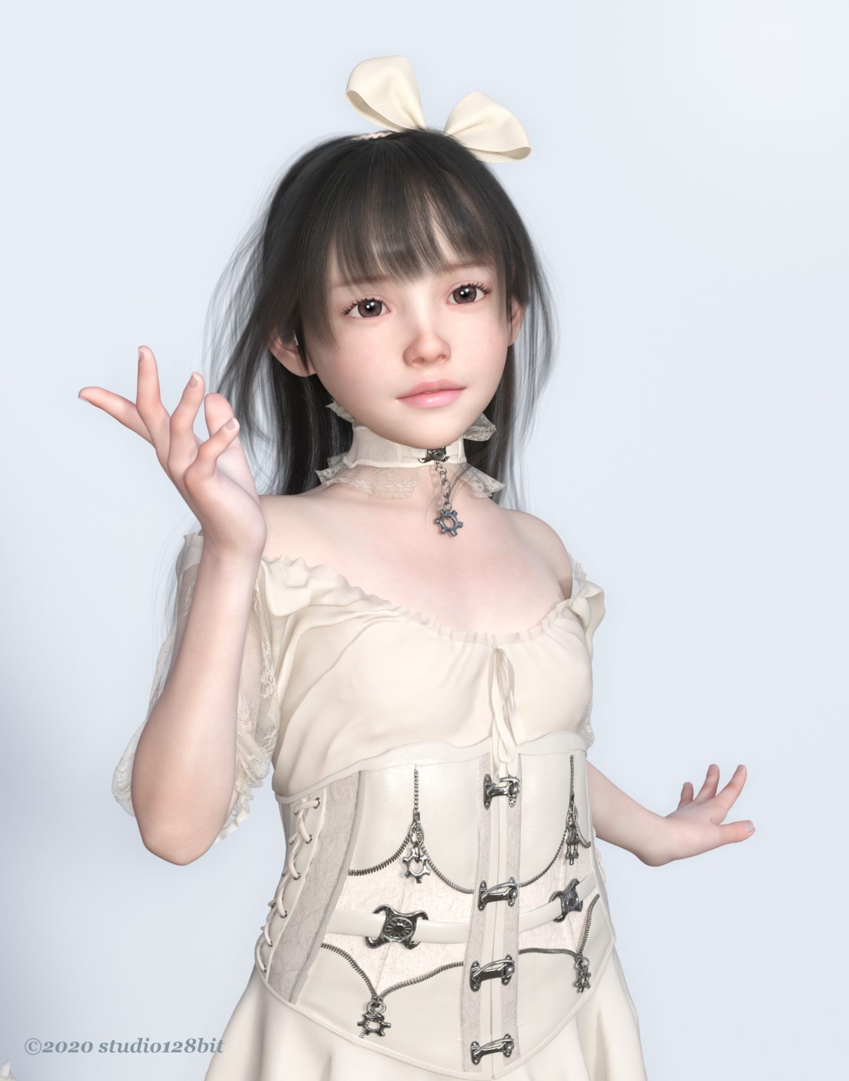 DAZ studio 3DCG Take46- Vernea Fae Outfit & Sae Hair – 3DCG studio128bit