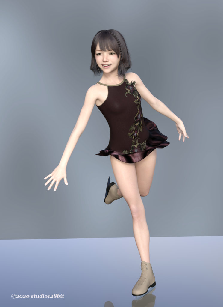 DAZ studio 3DCG Take50- JK Style Dress & skater-outfit – 3DCG studio128bit