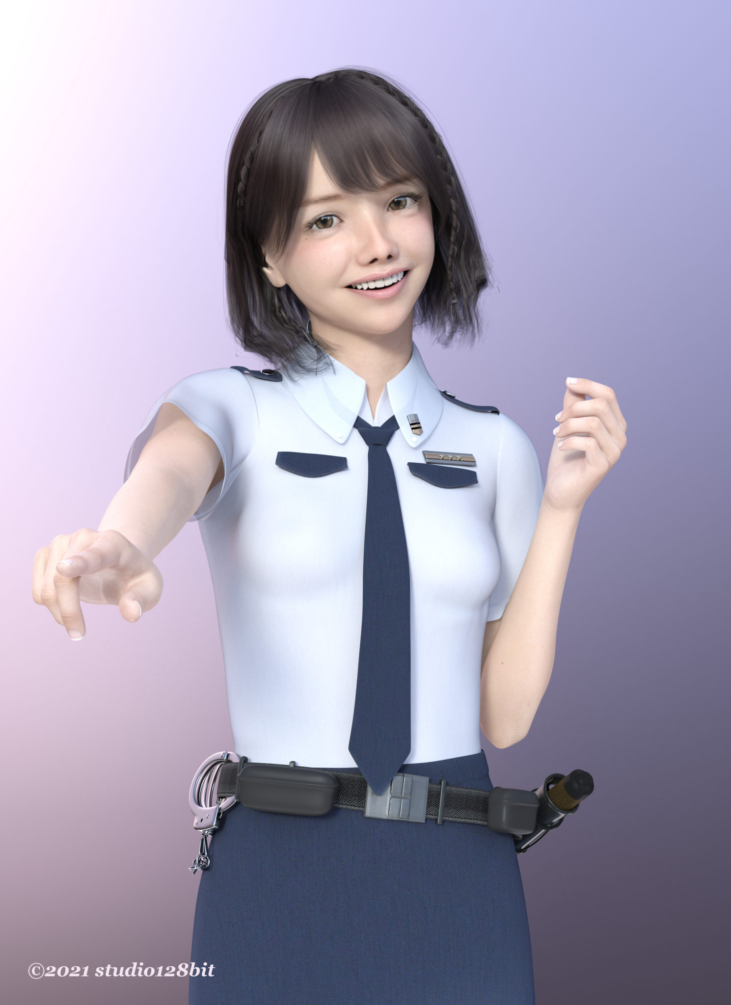 DAZ studio 3DCG Take51- Police Uniform & Nursing Student – 3DCG ...